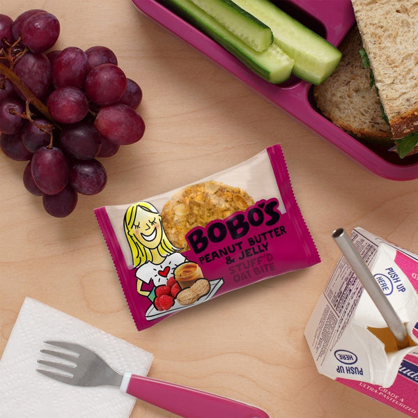 Peanut Butter And Jelly Bobo's Peanut Butter & Jelly Stuff'd Oat Bites ...