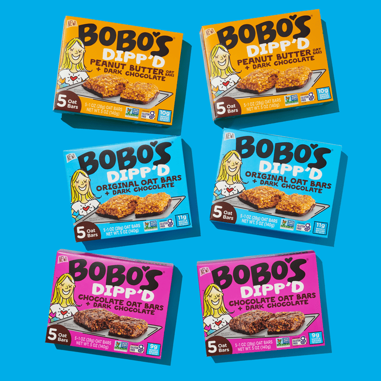 Bobo's Dipp'd - Dark Chocolate Dipped Oat Bars