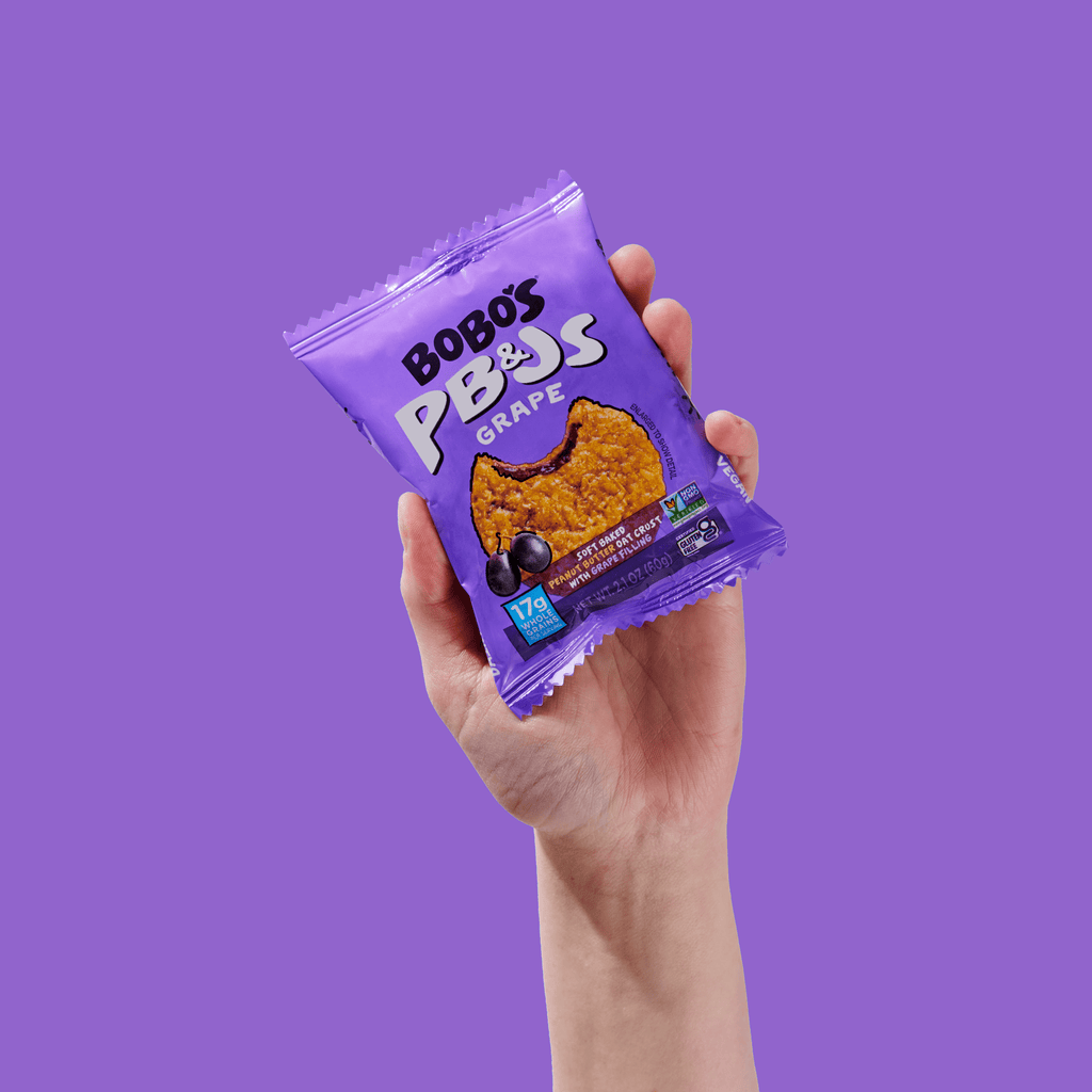 Grape PB&J Oat Snacks | Bobo's Baked Goods
