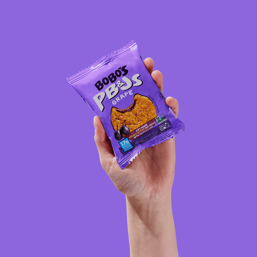 Grape PB&J Oat Snacks | Bobo's Baked Goods